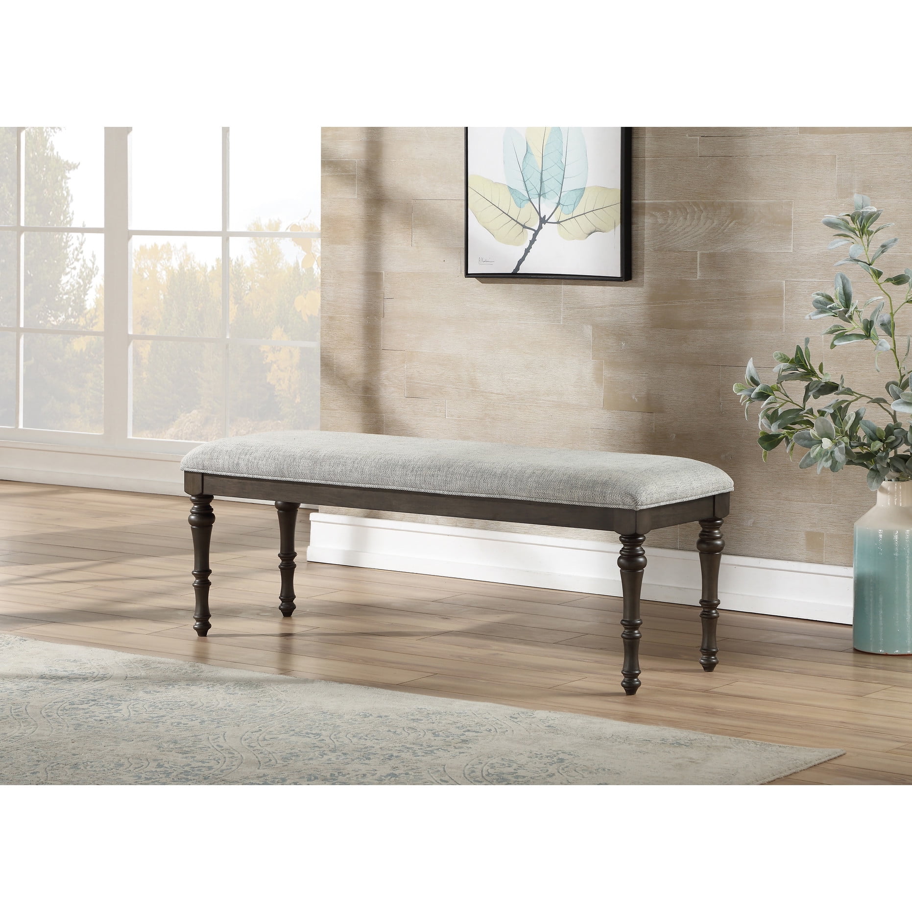 Asian Hardwood Hall Bench+Updated Style"-"Hallway Use/Decor+Modern ...