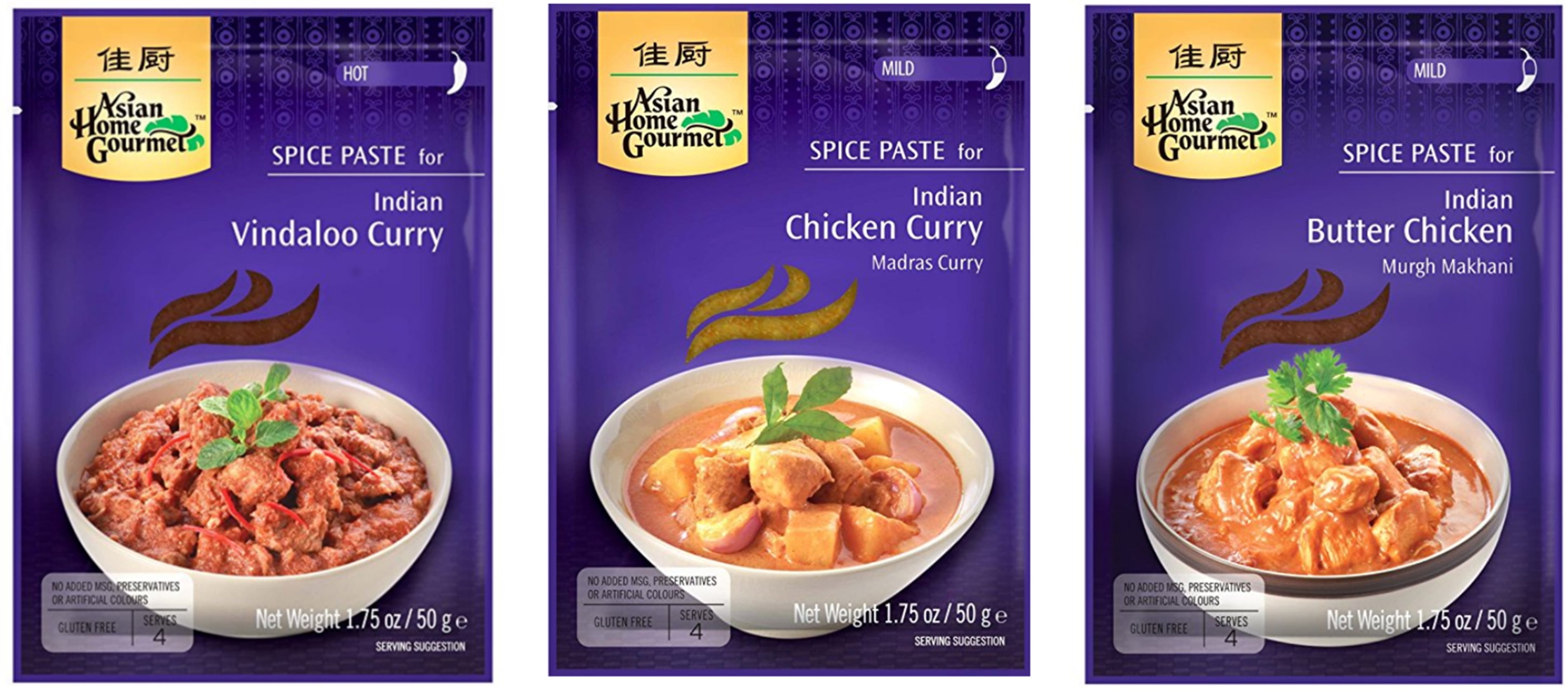 Asian Home Gourmet Indian Spice Paste Variety Pack - Walmart.com