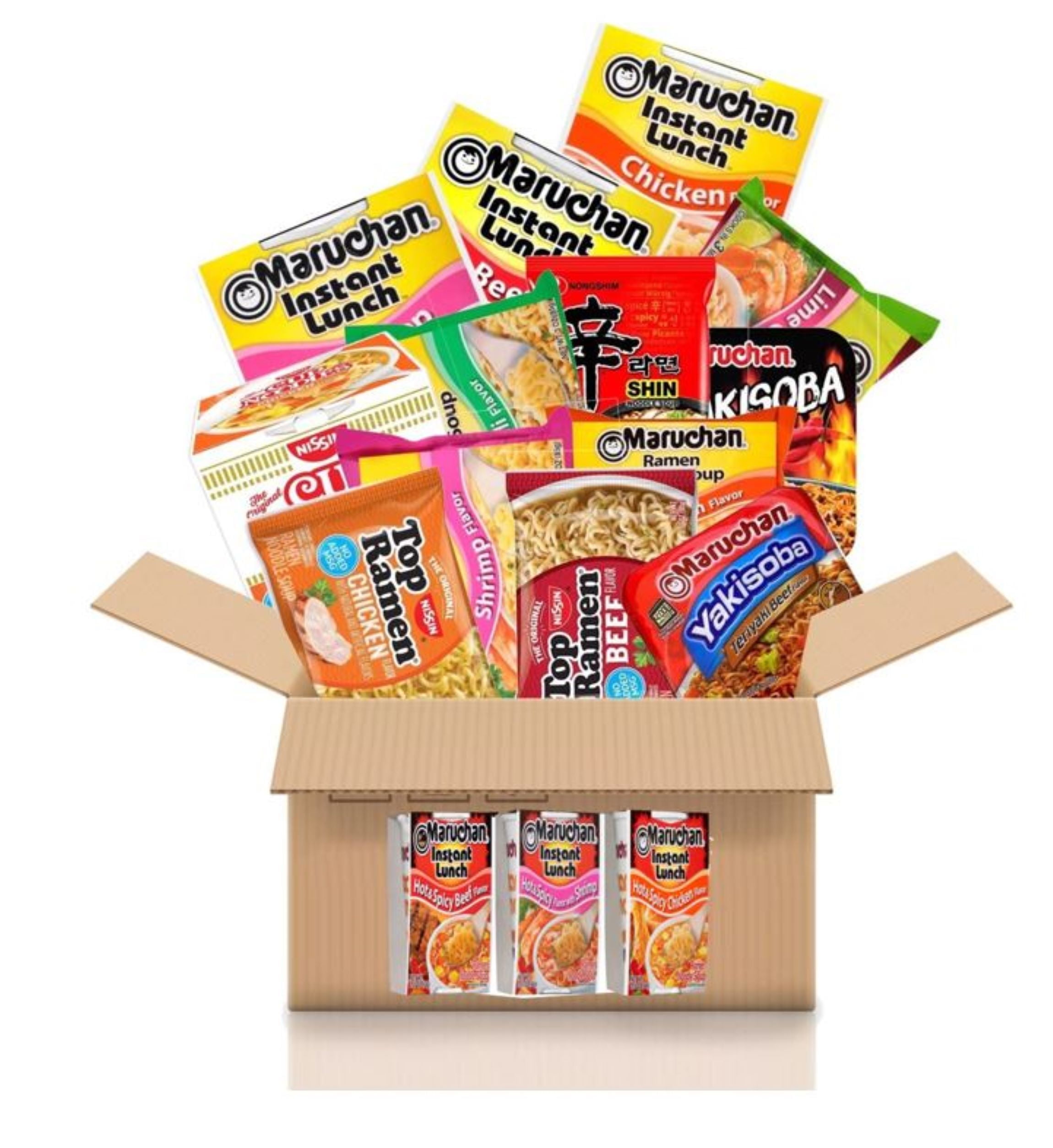 Asian Instant Ramen Variety Bundle Care Package - (6 Pack Assorted ...