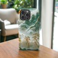 Asian Jade Carving Landscape Scenery Art Phone Case 17 16 15 14 13 12 ...
