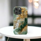 Asian Jade Carving Landscape Scenery Art Phone Case with iPhone 17 to ...