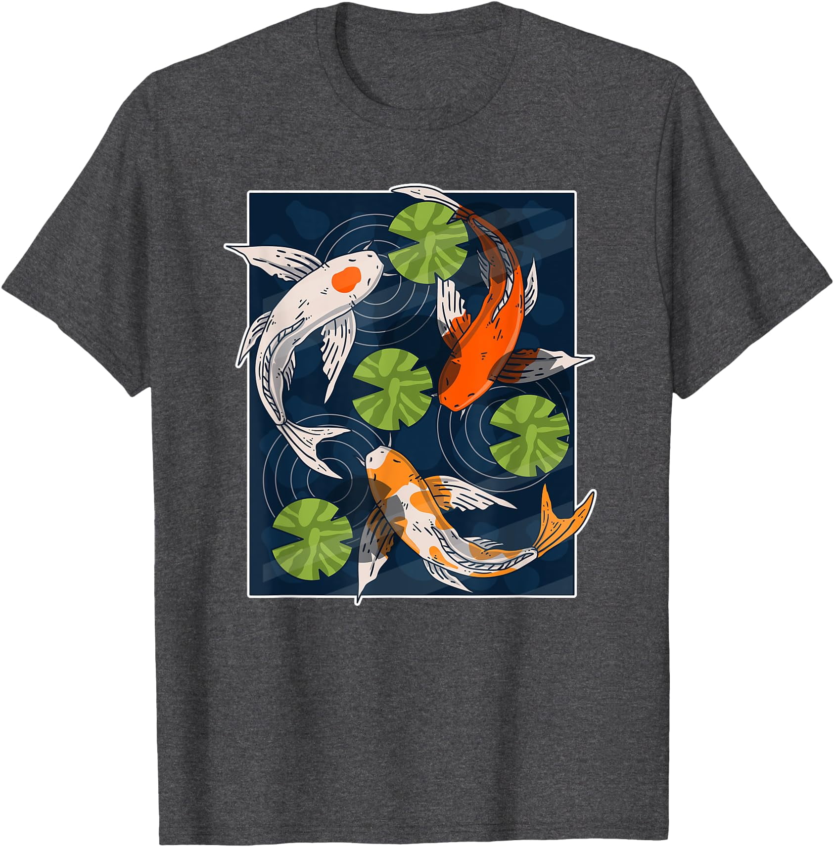 Asian Japanese Carp Water Pond Animal Pet Softstyle Unisex T-Shirt Men ...