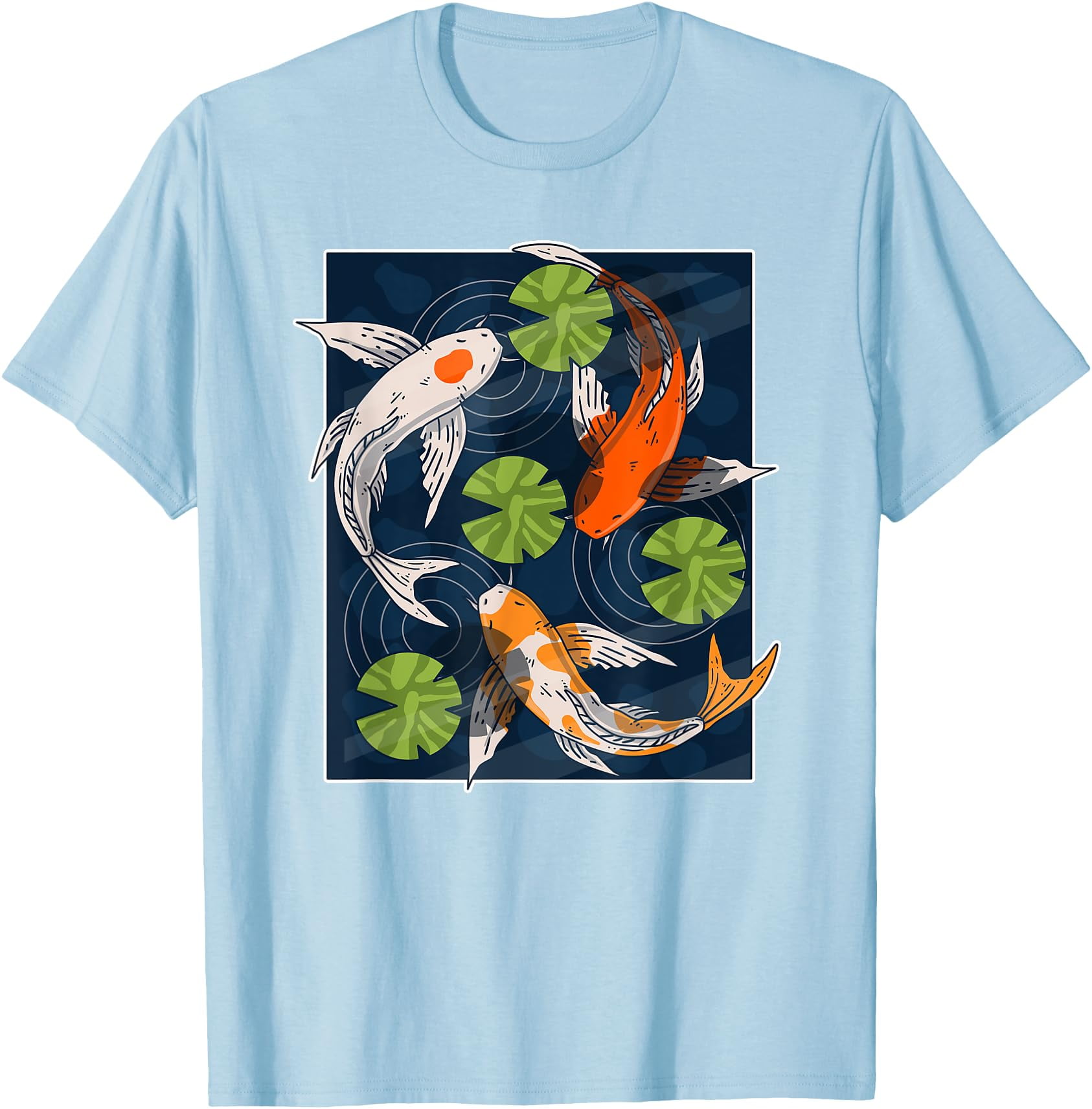 Asian Japanese Carp Water Pond Animal Pet Softstyle Unisex T-Shirt Men ...