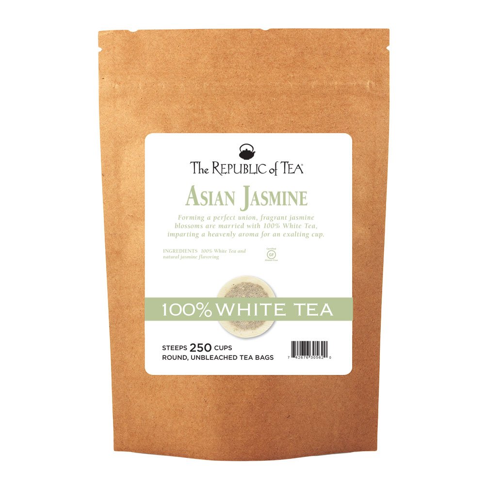 Asian Jasmine White Tea, Authentic 100% White Tea, Low Caffeine 250 ...