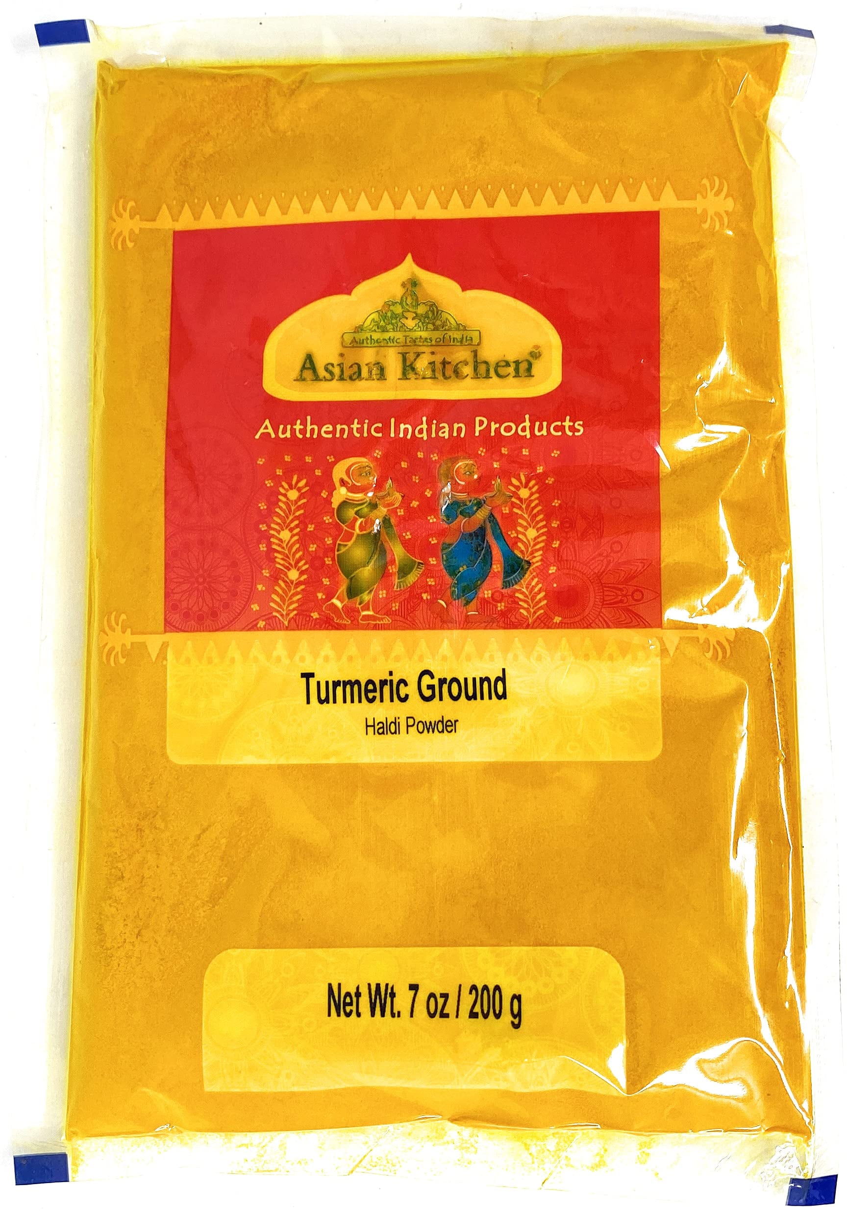 Asian KItchen Turmeric (Haldi) Root Powder Spice, (High Curcumin ...