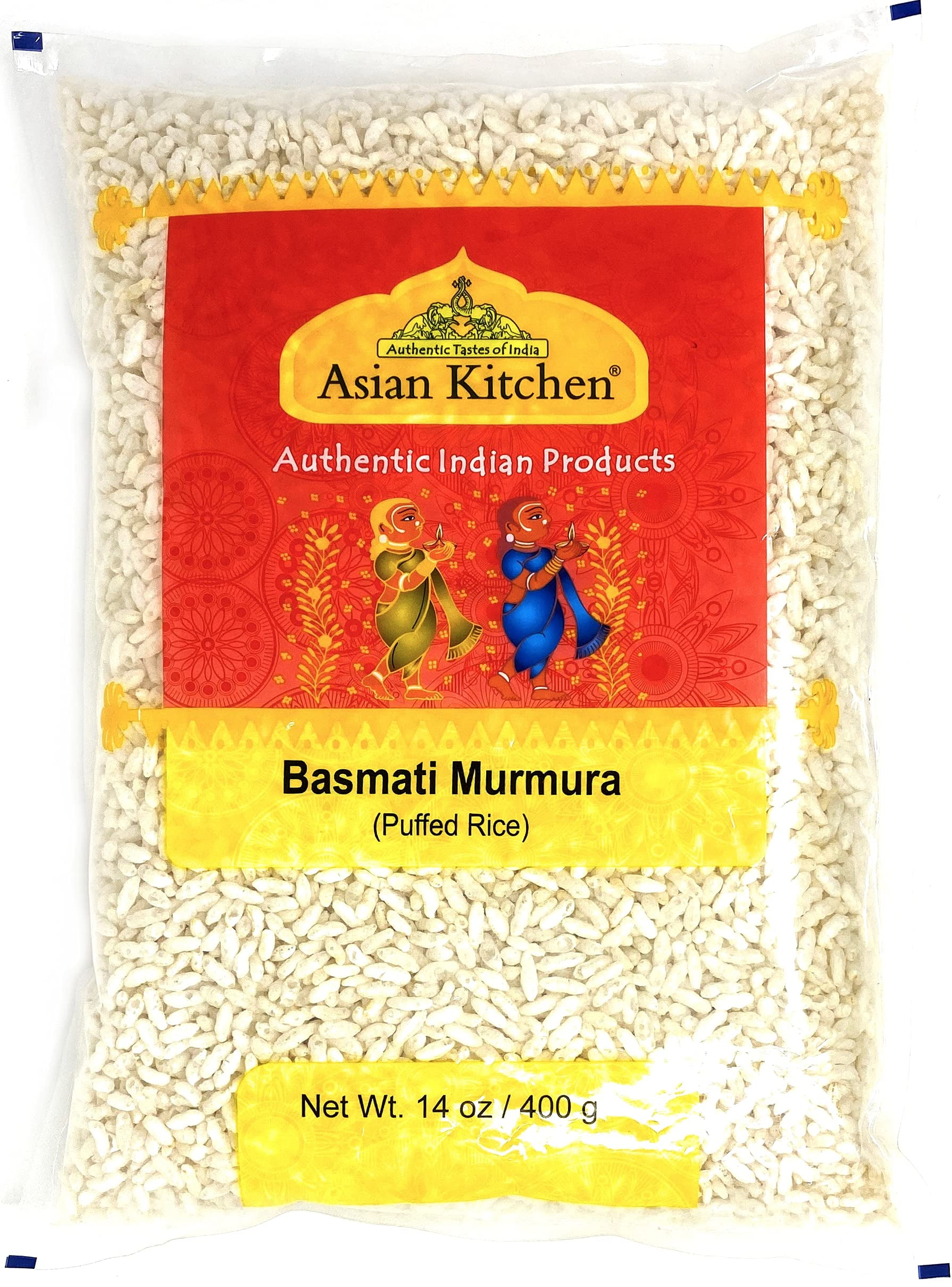 Asian Kitchen Basmati Mumra (Puffed Rice) 14oz (400g) ~ All Natural ...