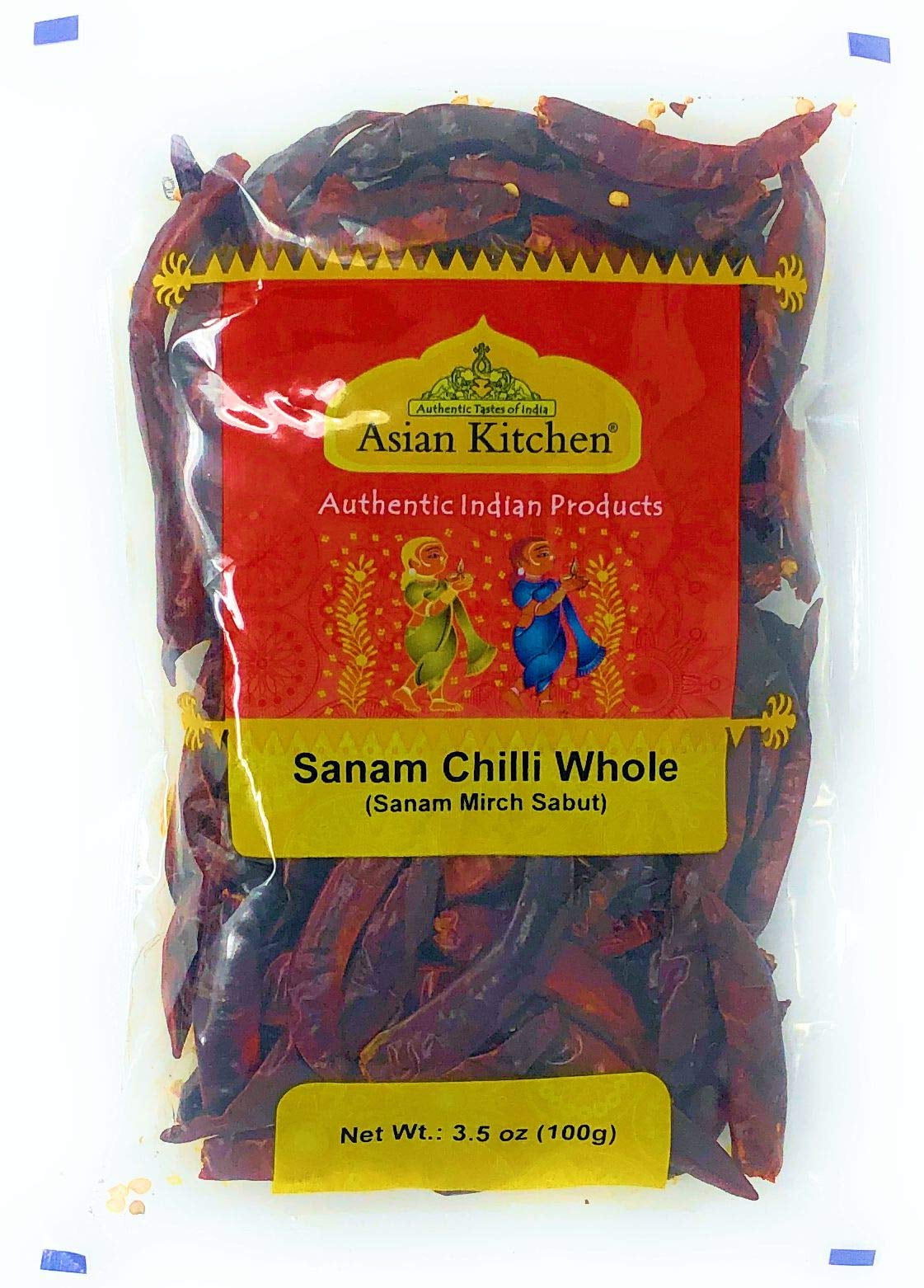 Rani Brand Sanam Chilli Whole Stemless, Indian Origin, Medium Hot Heat ...