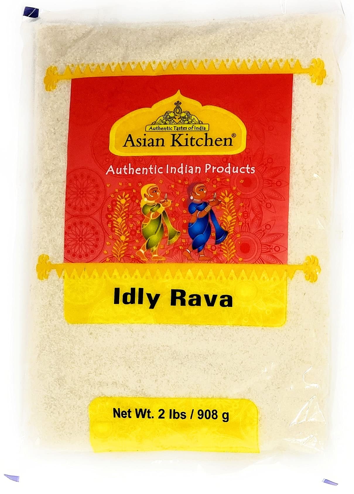 Asian Kitchen Idly Rava (Parboiled Cream of Rice) 2lbs (32oz) 2 Pound ...