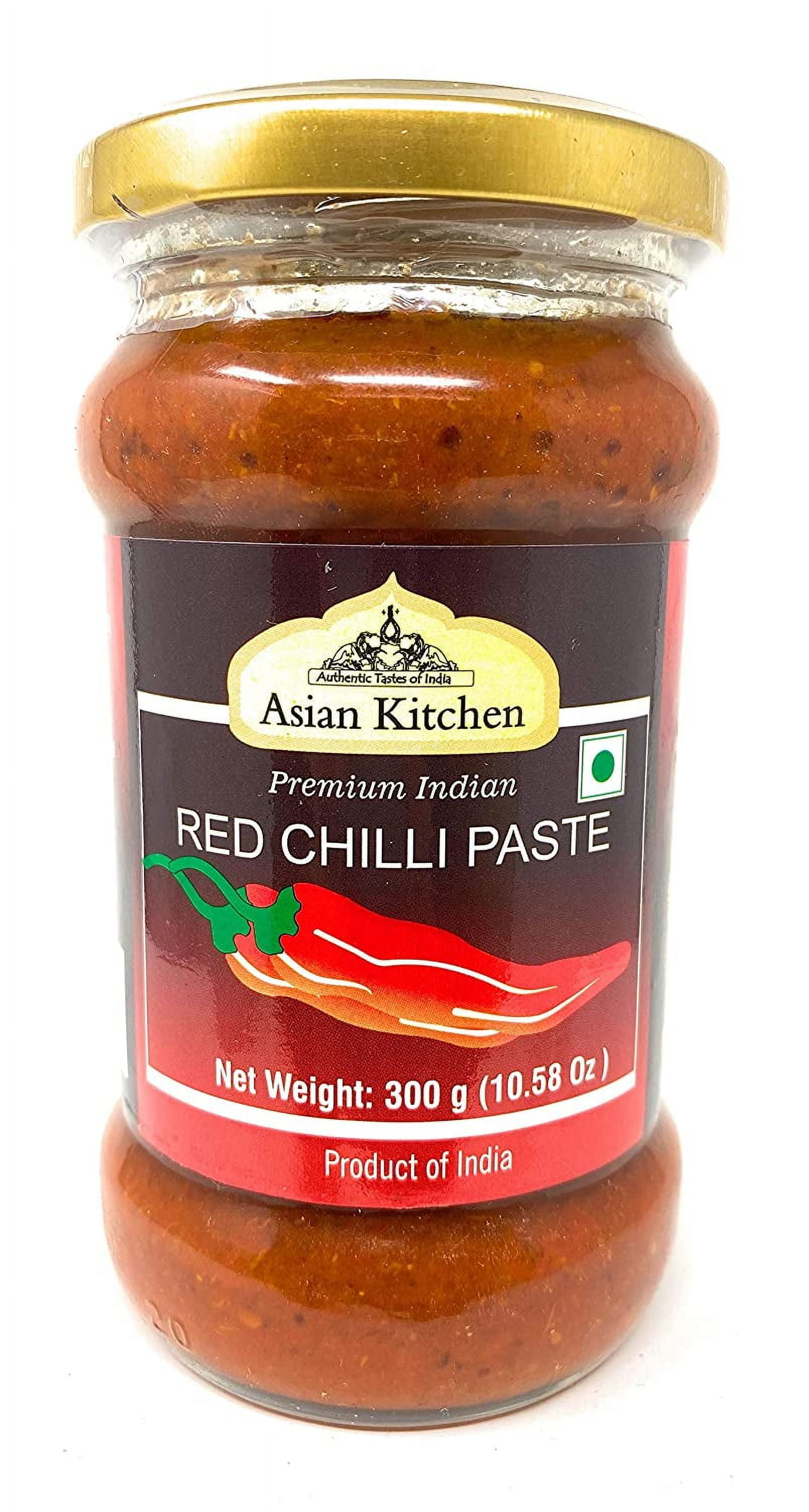 Asian Kitchen Red Chilli Cooking Paste 10.58oz (300g) ~ Vegan | Glass ...