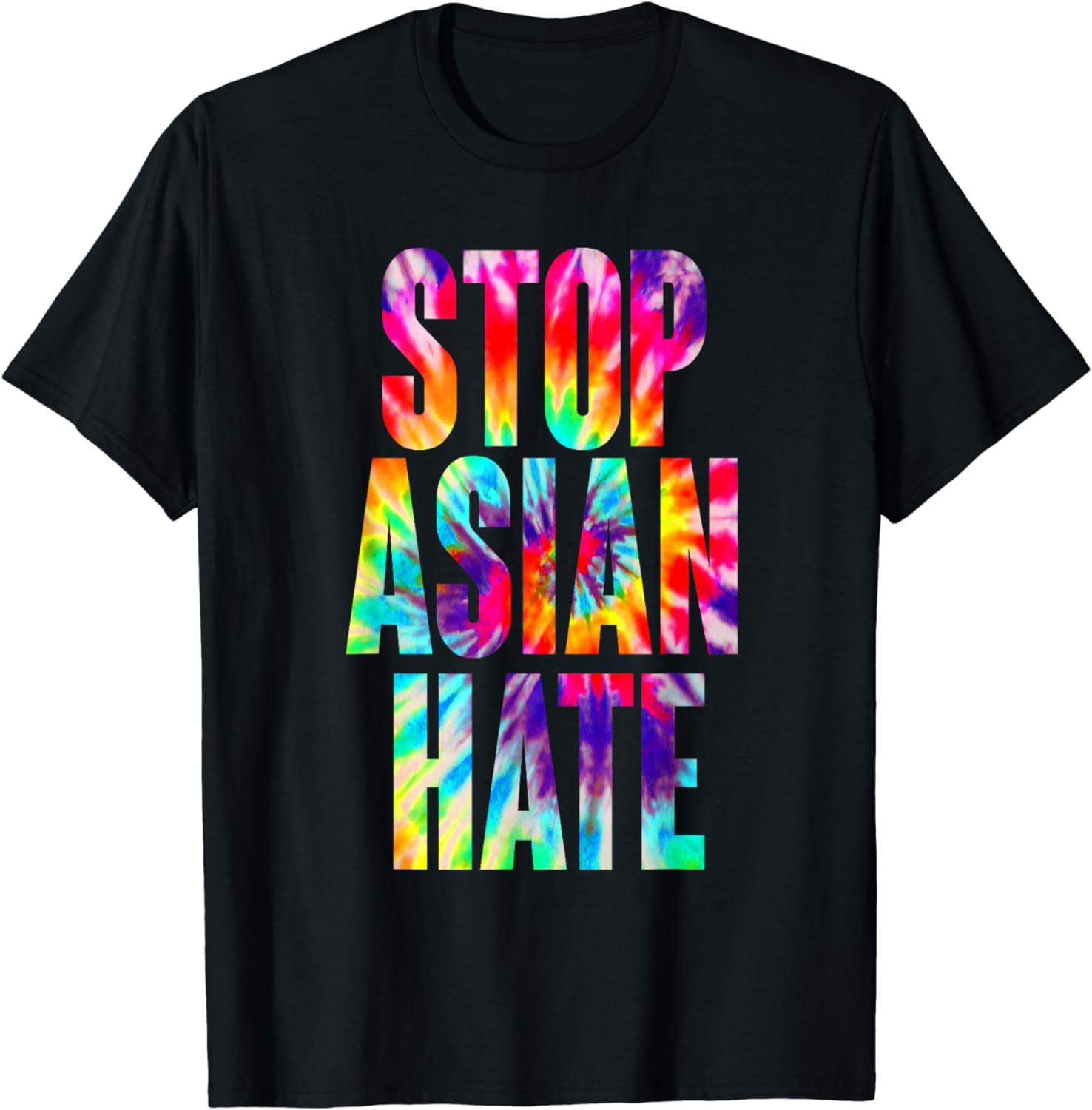 Asian Lives Matter Tie Dye, AAPI Stop Asian Hate Crimes T-Shirt - Walmart.com