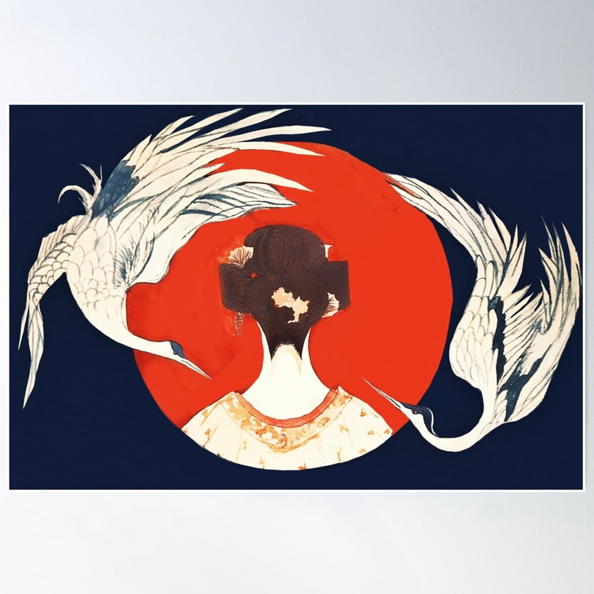 Asian Lucky Crane, Chinese Woman, Chinese Traditional Art, Chinese ...