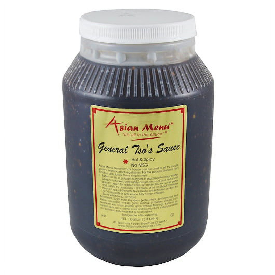 Asian Menu General Tso's Sauce All Natural, 1 Gallon, 2 per case ...