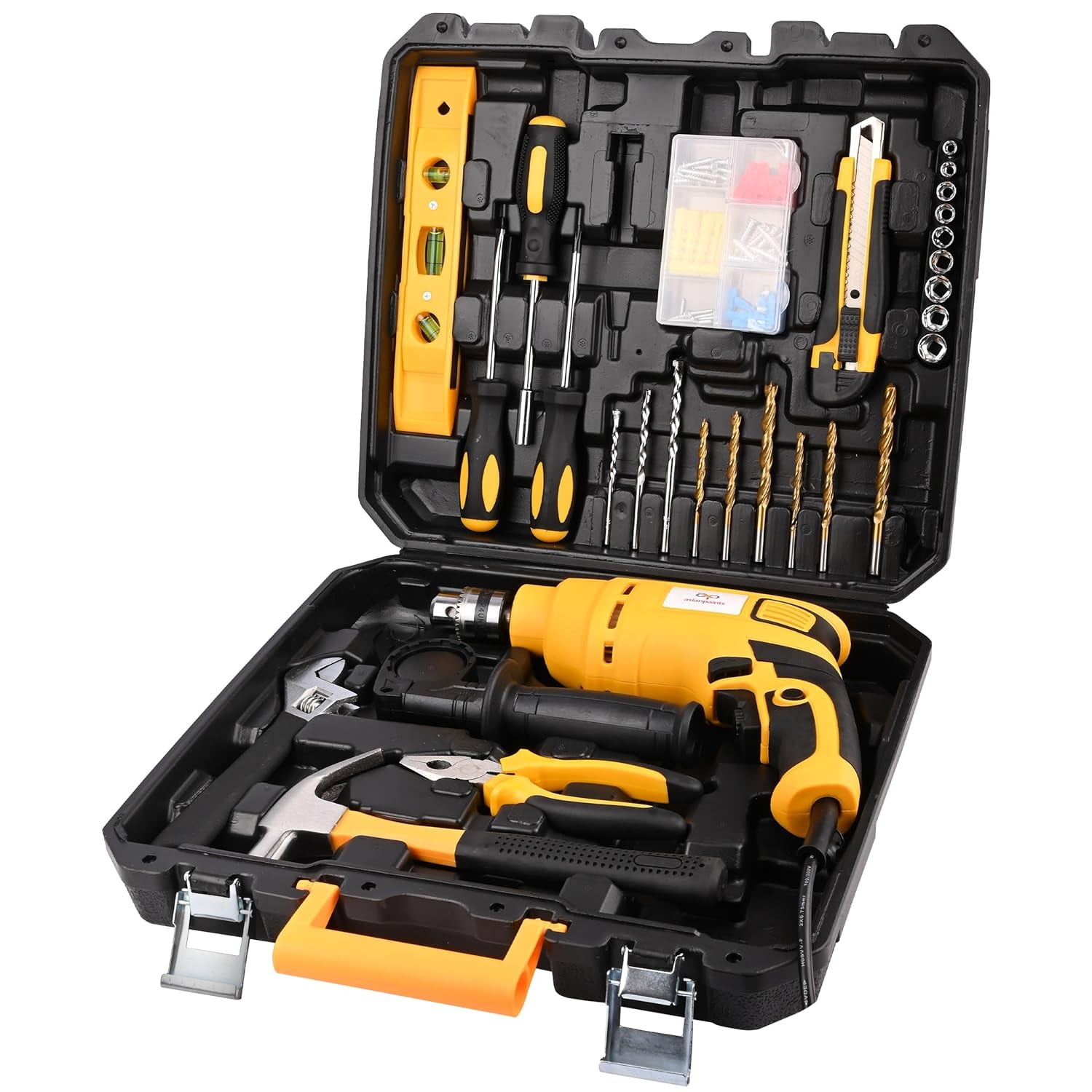 Asian Paints Corded Electric Professional Impact Drill Tool kit 550 ...