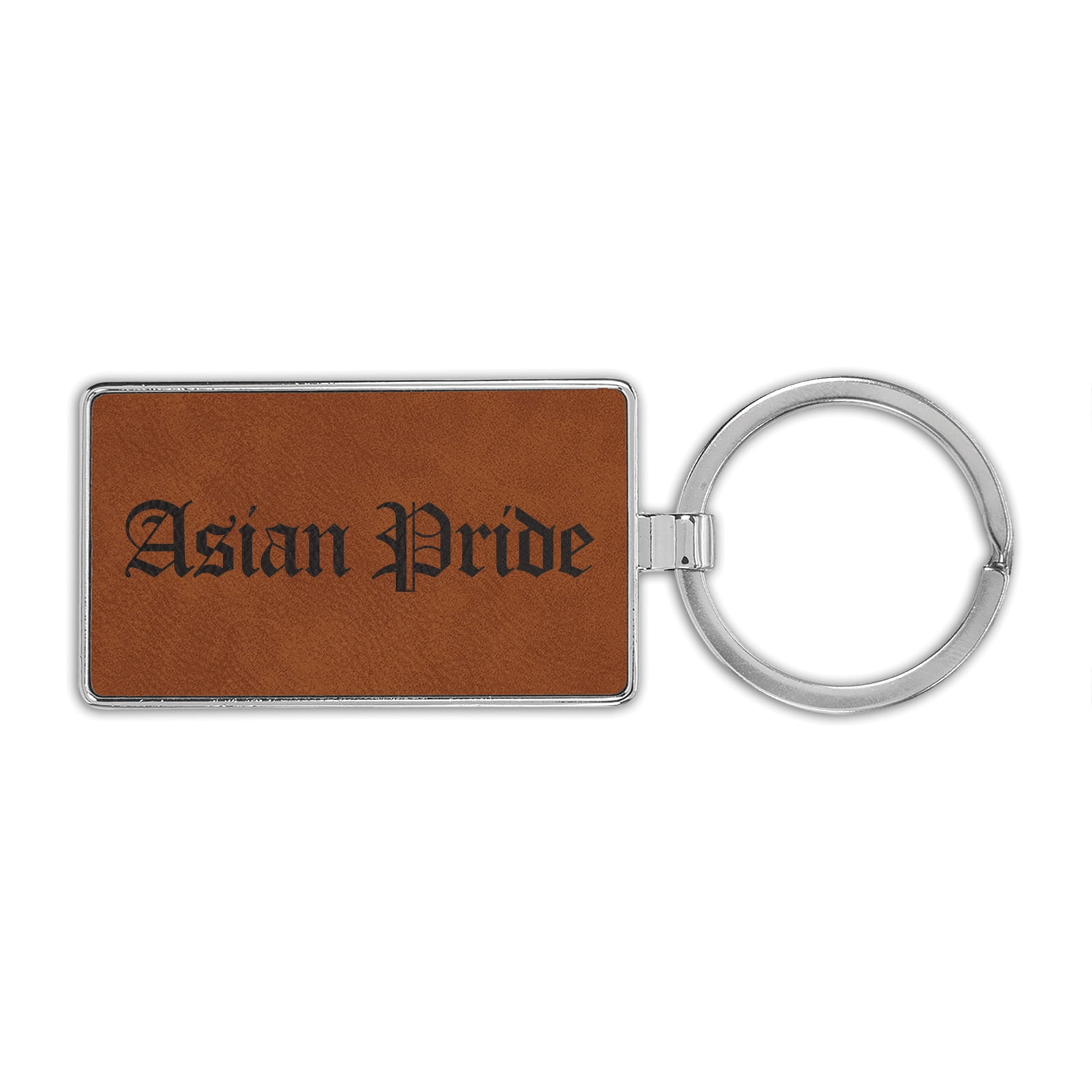 Asian Pride Premium Leatherette Keychain - Rawhide - Walmart.com