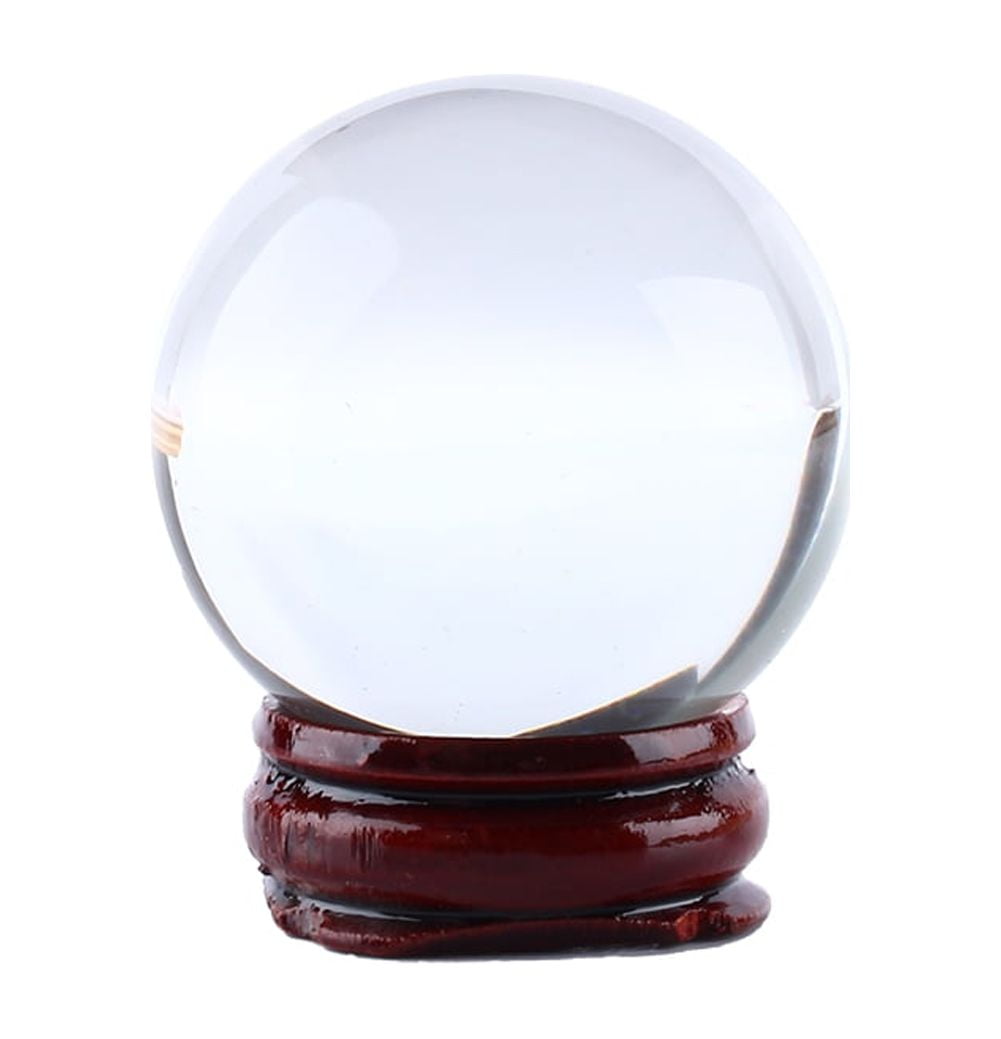 Asian Rare Natural Quartz Clear Magic Crystal Healing Ball Sphere 40mm ...