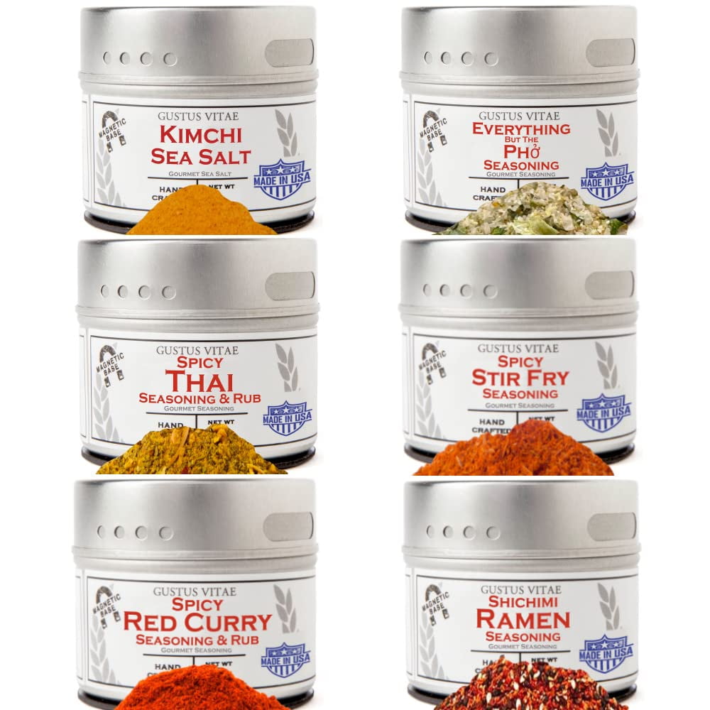 Asian Seasonings Gourmet Gift Set - Tastes of Asia - Artisanal Spice ...