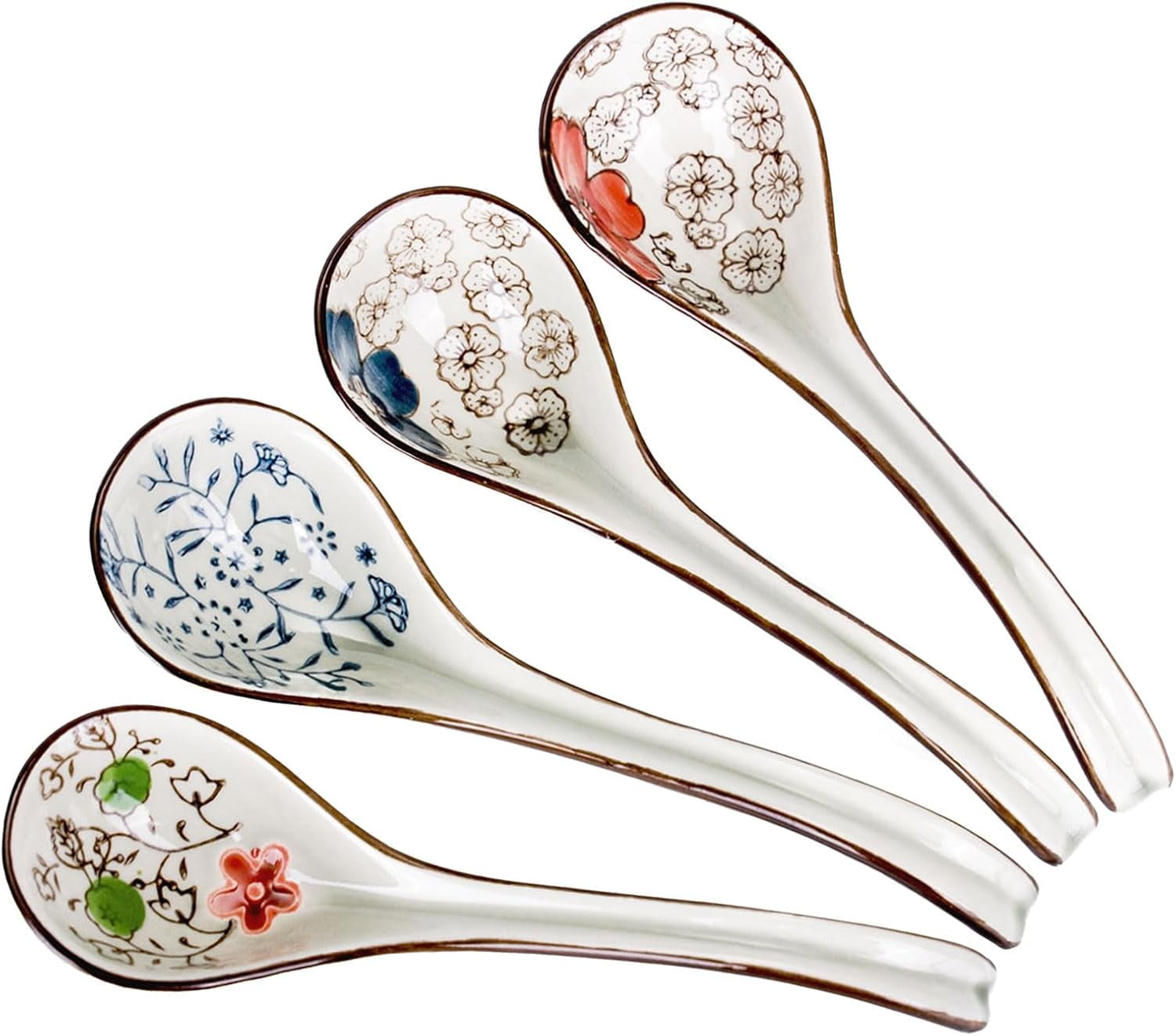 Asian Soup Spoon, Ramen Spoon, Ramen Soup Spoon, Spoons, Miso Soup Spoons Dumpling - Walmart.com