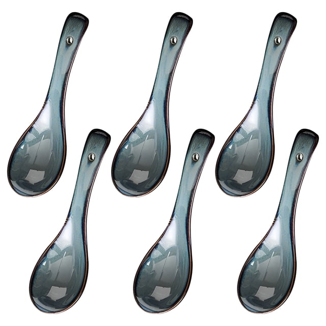 Asian Soup Spoon Set, Chinese Soup Spoons, Small Ramen Spoons, Table ...
