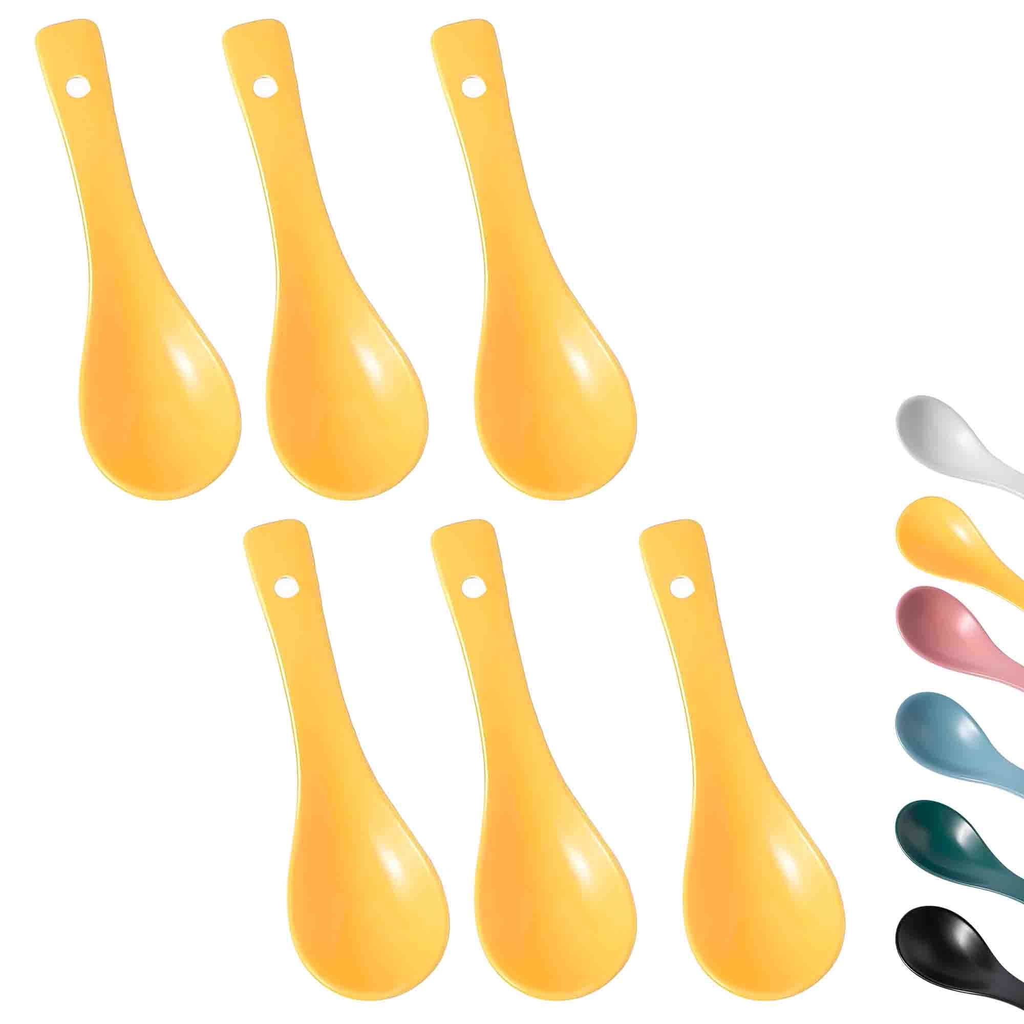 Asian Soup Spoon Set, Chinese Soup Spoons, Small Ramen Spoons, Table ...