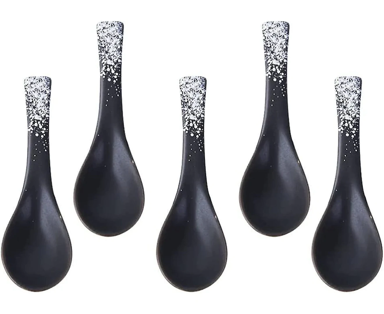 Asian Soup Spoon Set Porcelain Chinese Soup Spoon Japanese Soup Spoon ...