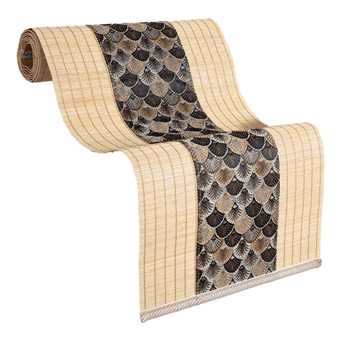 Asian Style Bamboo Table Runner Retro Mat Suitable for Kitchen, Dining ...