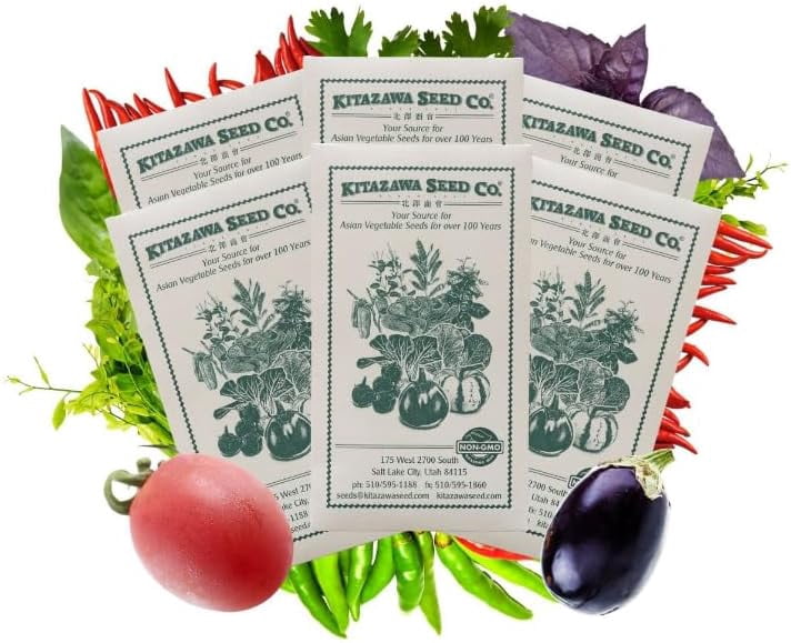 Asian Vegetable 6 Pack Container Garden Seed Assortment – Tomato ...