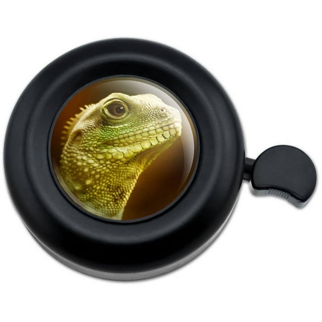 Asian Water Dragon Green Lizard Reptile Bicycle Handlebar Bike Bell ...
