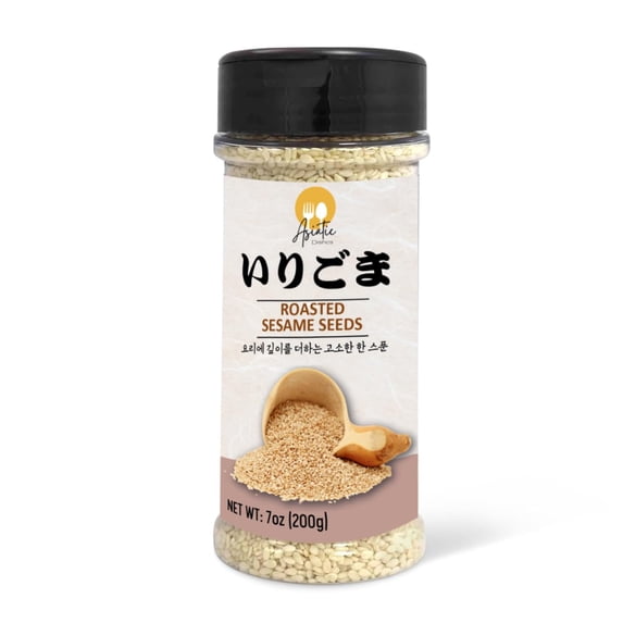 Asiatic Dishes Toasted White GGA1 Sesame Seeds (Iri Goma) - Whole ...