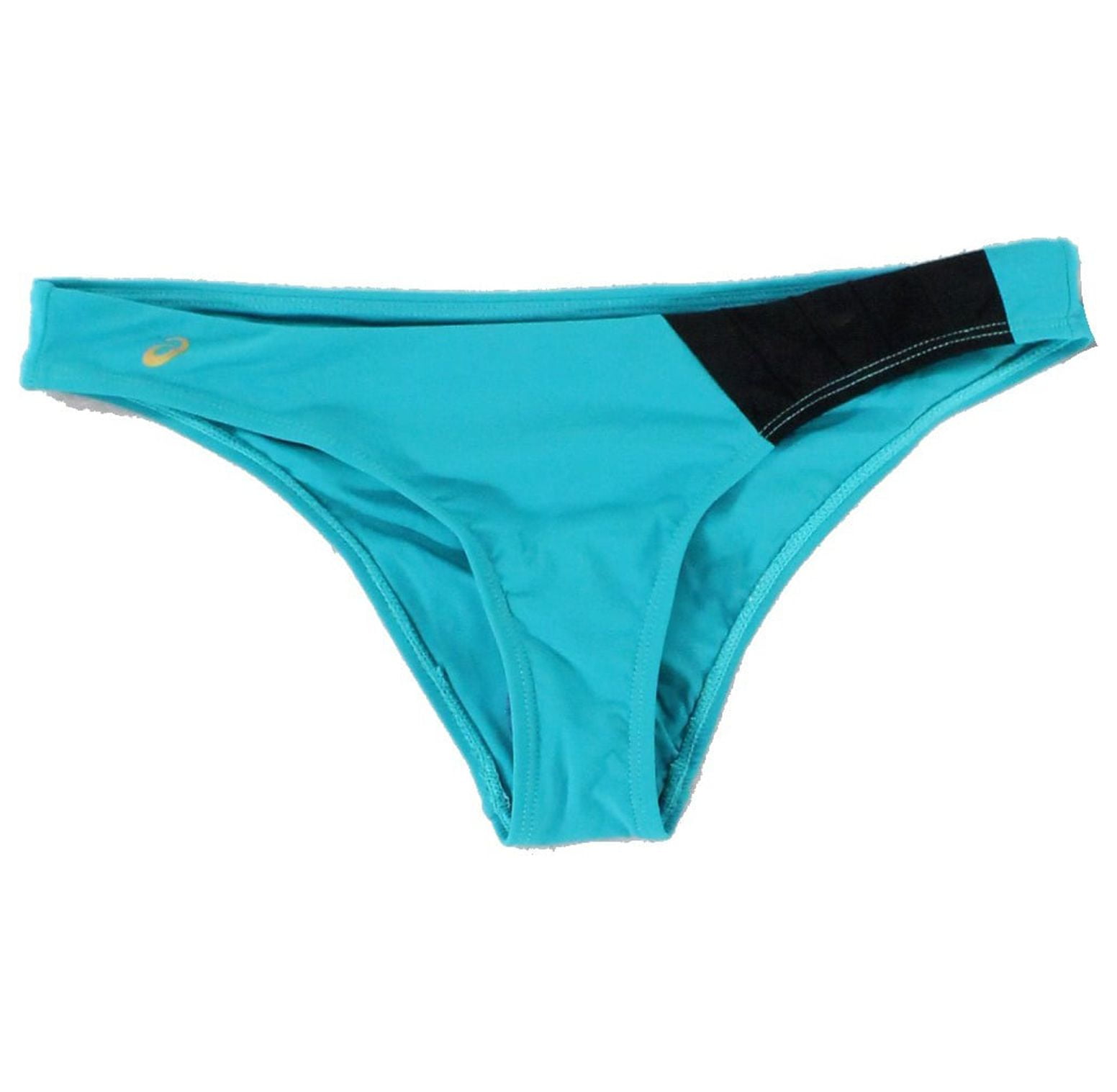 Asics NEW Blue Teal Black Women's Size Large L Bikini Bottom Swimwear ...