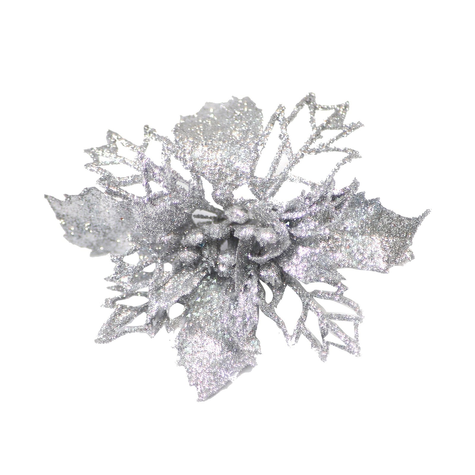 Asija Hanging Decoration Christmas Powdered Hollow Christmas Flowers ...