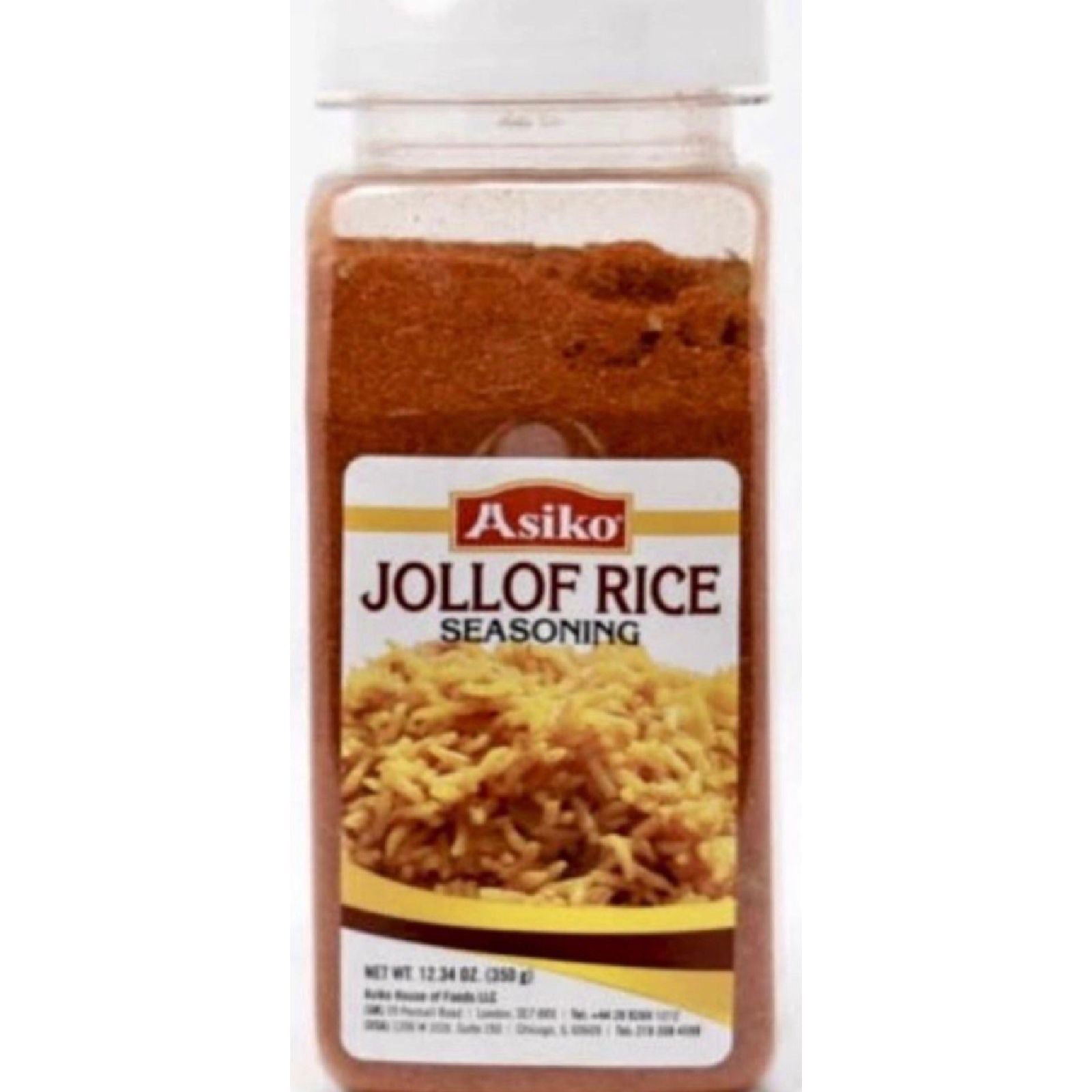 Asiko Jollof Rice Seasoning Mix - 100g, Bold Flavor for Authentic ...