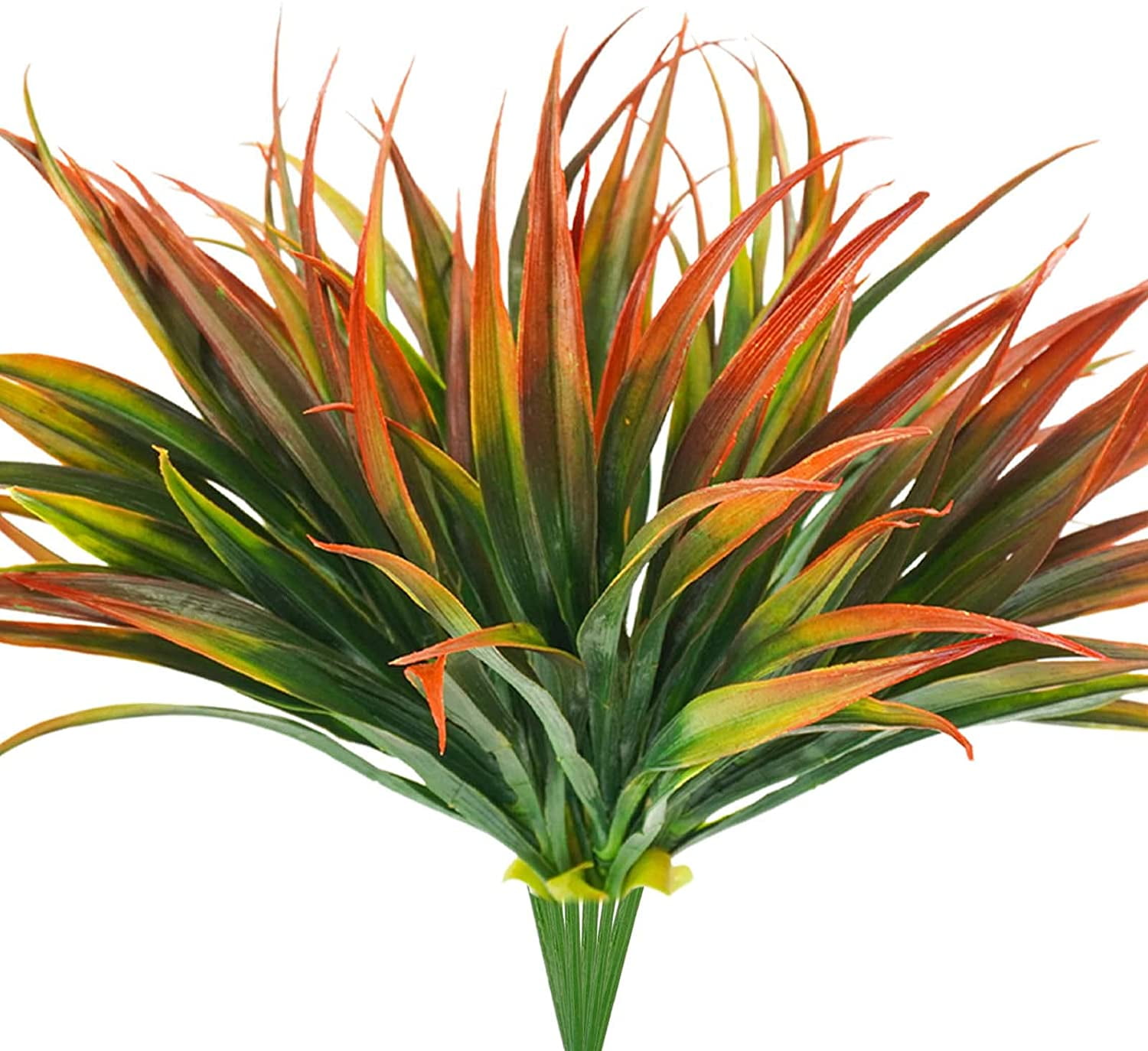 Asisol Artificial Tall Grass in Green Plastic Planter, 17.3 Inches, Outdoor Home Decor - Walmart.com