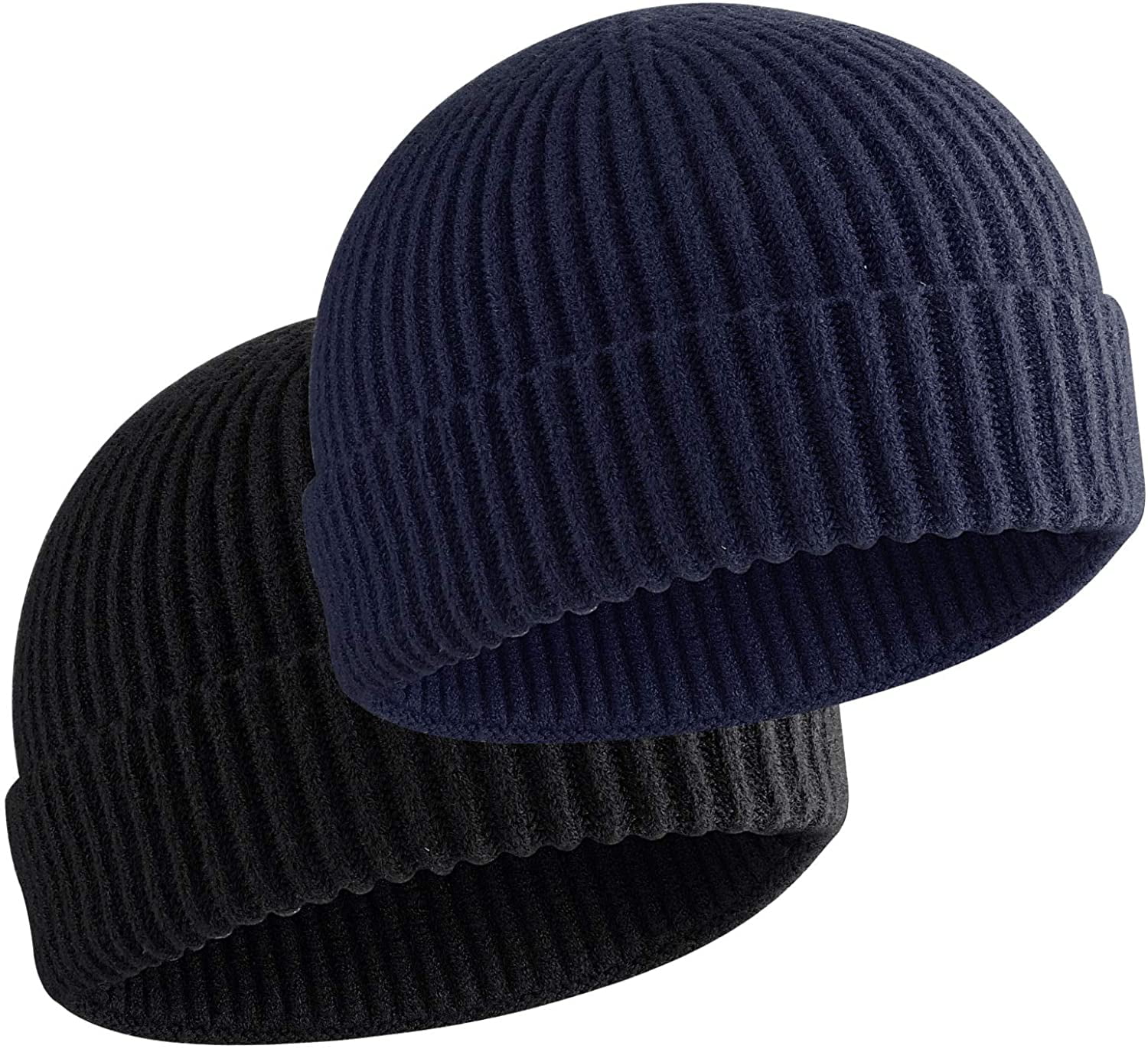 Asisol Men's Short Fisherman Knit Beanie Hats Swag Autumn Winter ...