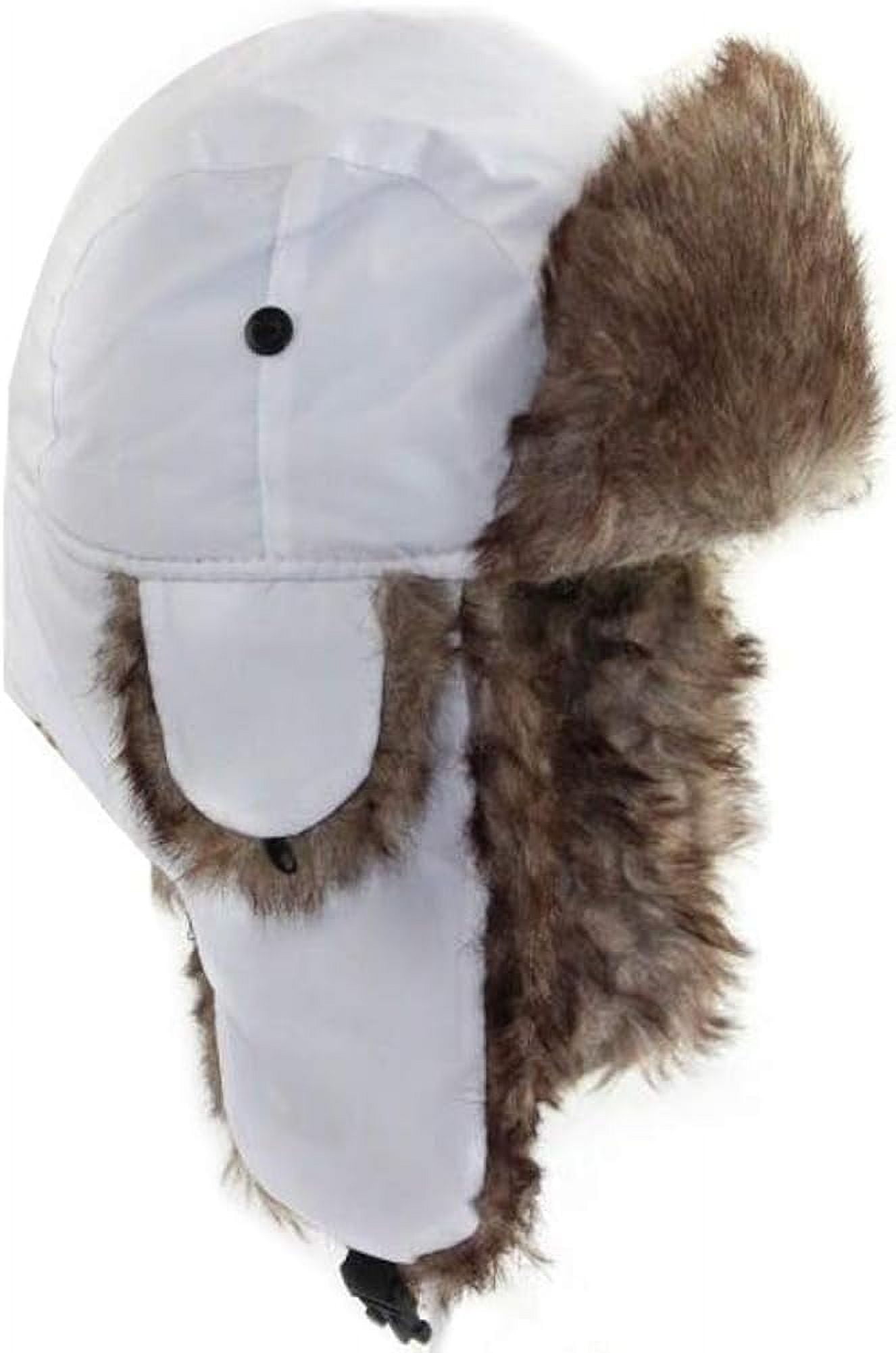 Asisol Winter Trapper Hat Unisex Russian Trooper Aviator Hats for Women ...