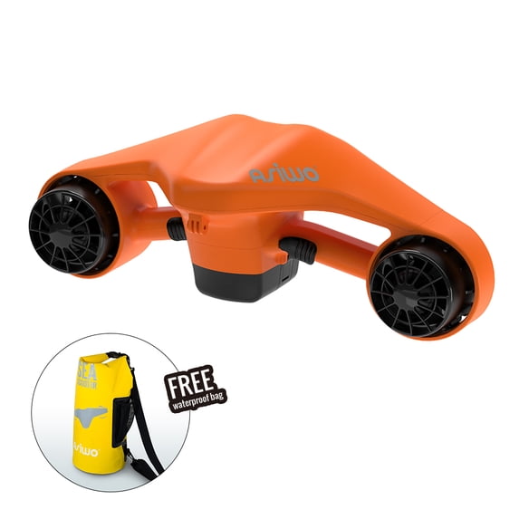 Asiwo Manta Underwater Scooter - Dual Motor, OLED, Waterproof, Camera ...