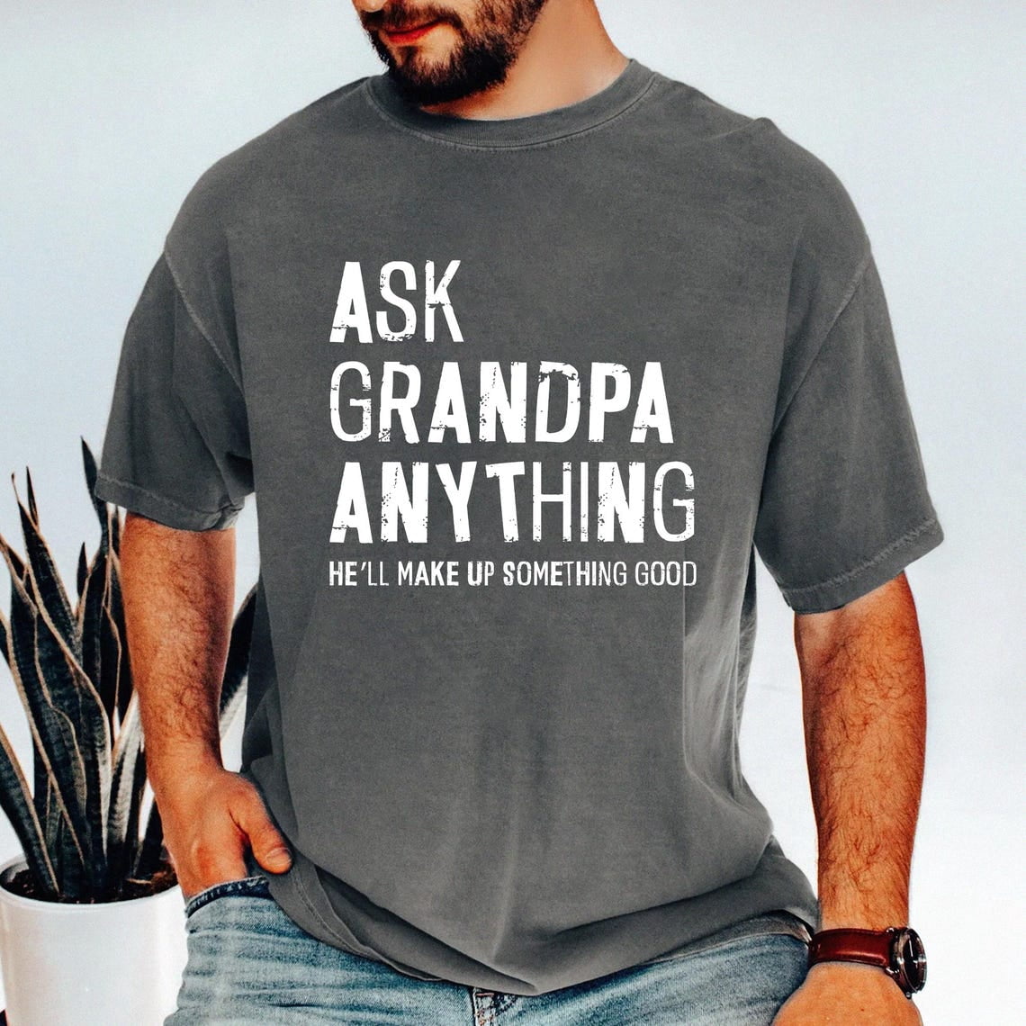 Ask Grandpa Anything Grandpa Grandpa Grandpa for Grandpa T-Shirt ...