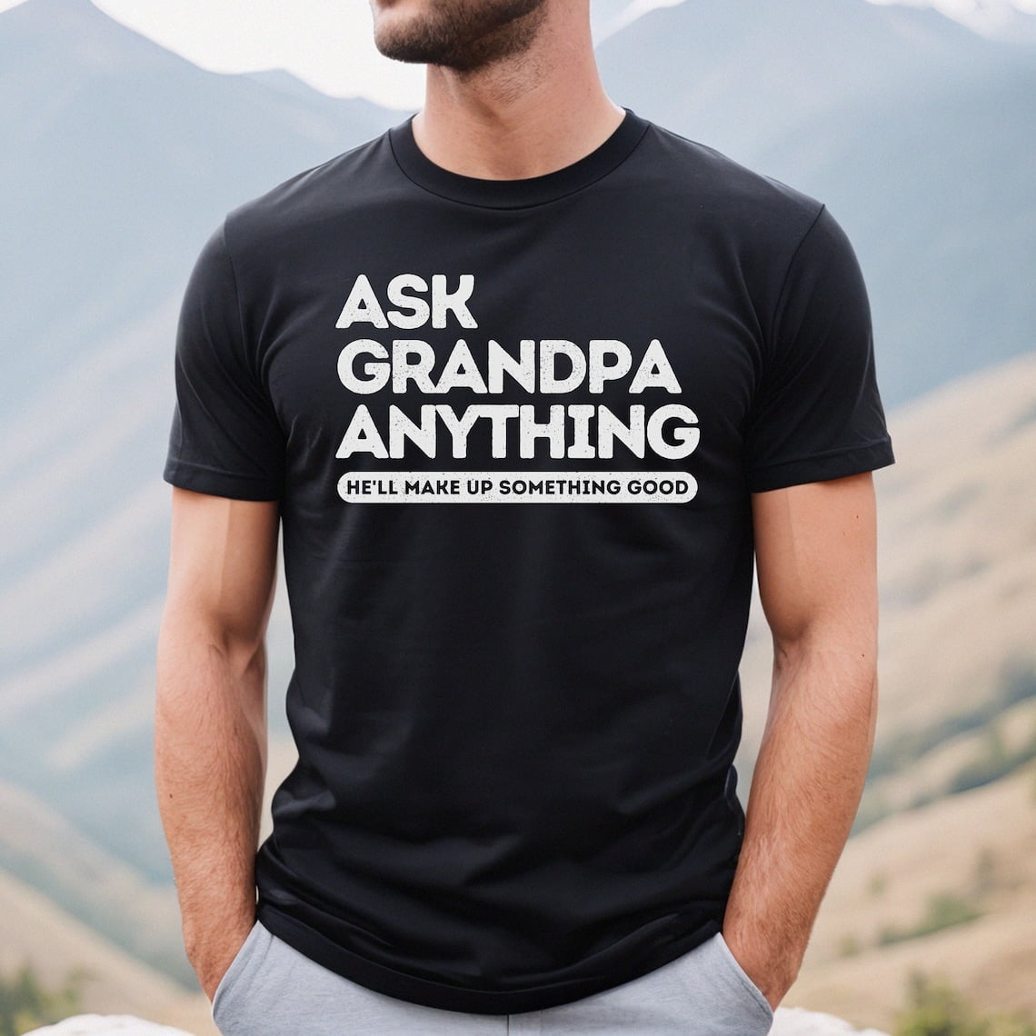 Ask Grandpa Anything Shirt, Grandpa Knows Everything Shirt, Grandad T ...