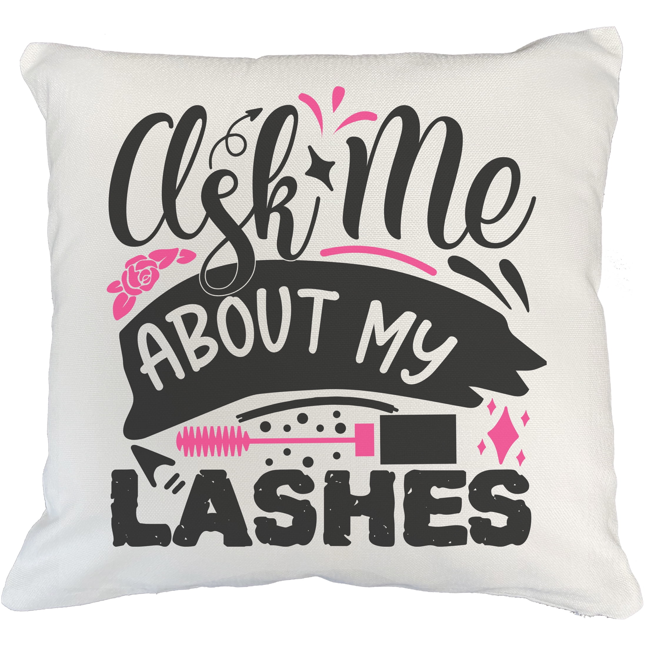 Ask Me About My Lashes w/ Artsy Design - Beauty Themed Merch for Makeup ...