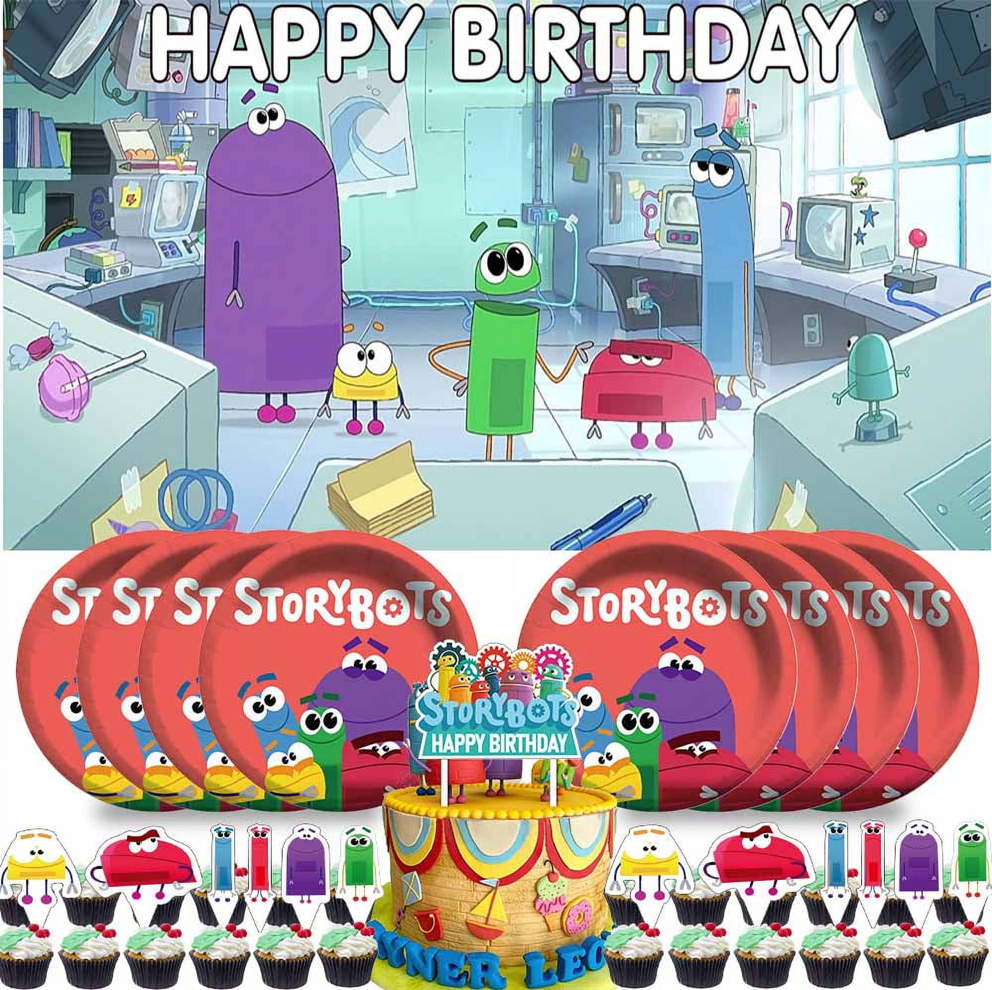 Ask The Storybots Party Supplies Birthday Decorations Plates Banner ...