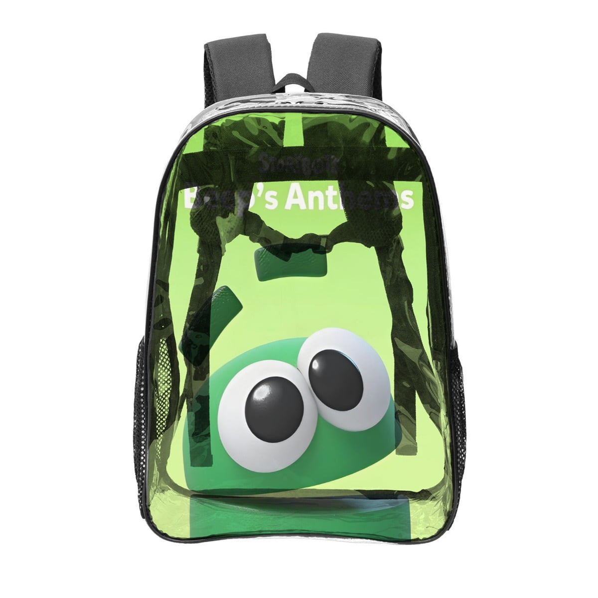 Ask The Storybots Pattern Transparent Backpack Lightweight And ...