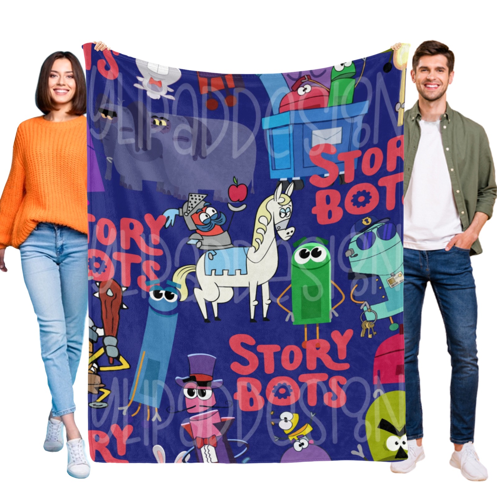 Ask The Storybots Tapestry Gift Wall Hanging Backdrop for Room Bedroom ...