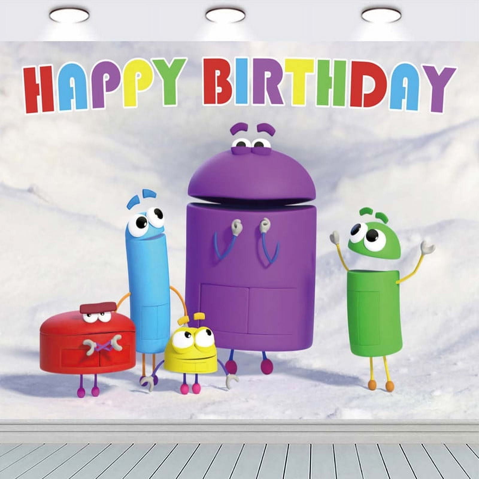 Ask The Storybots Taspestry Wall Decor Background Banner Birthday ...