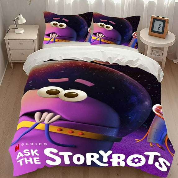 Ask The Storybots Toddler Bedding Set for Child Sheet Comforter Girls ...