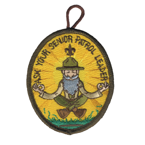 Ask Your Senior Patrol Leader Embroidered Patch - ClassB - Walmart.com