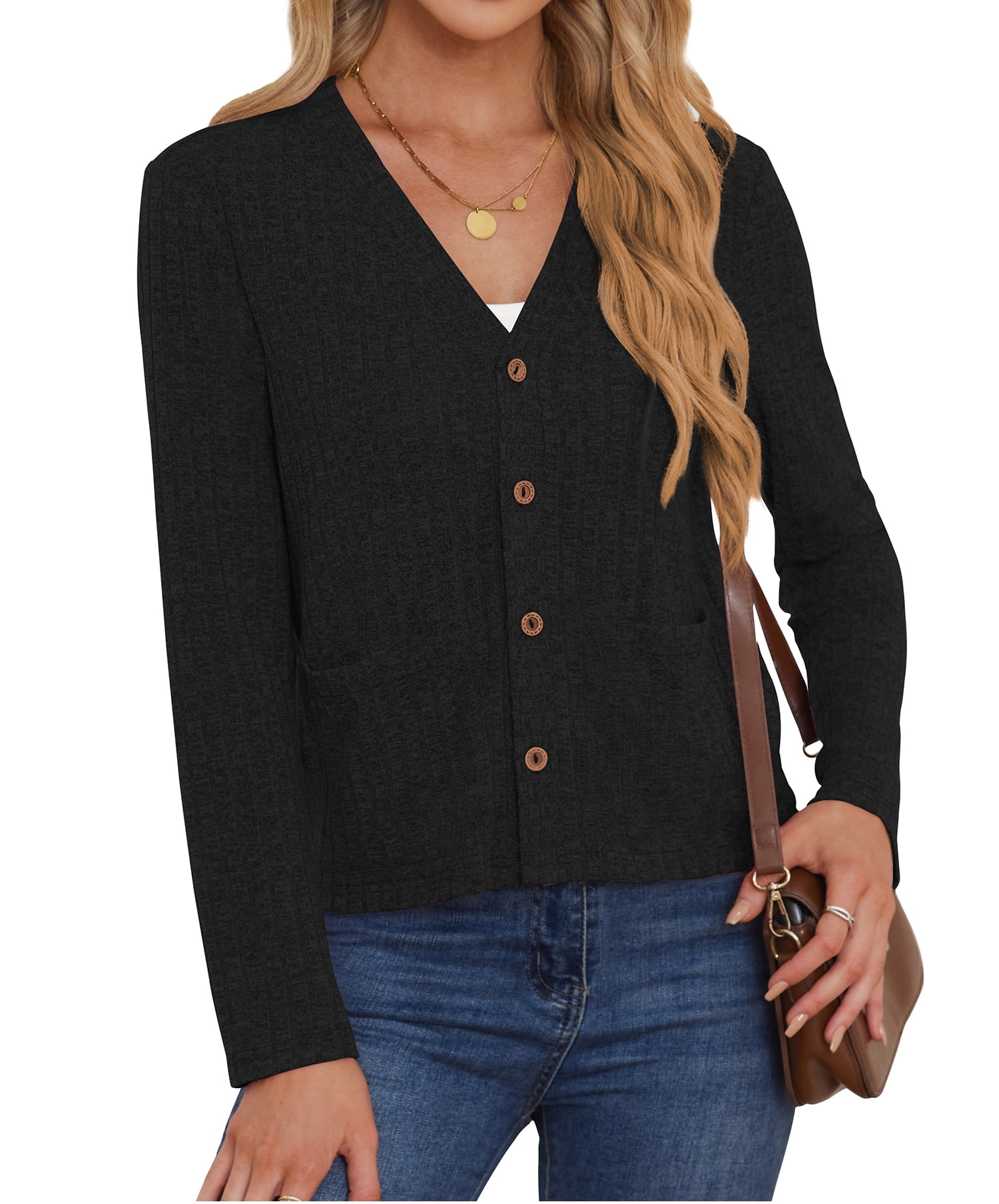 AskLazy Women's Open Front Cardigan Casual Loose Lightweight Cardigans ...