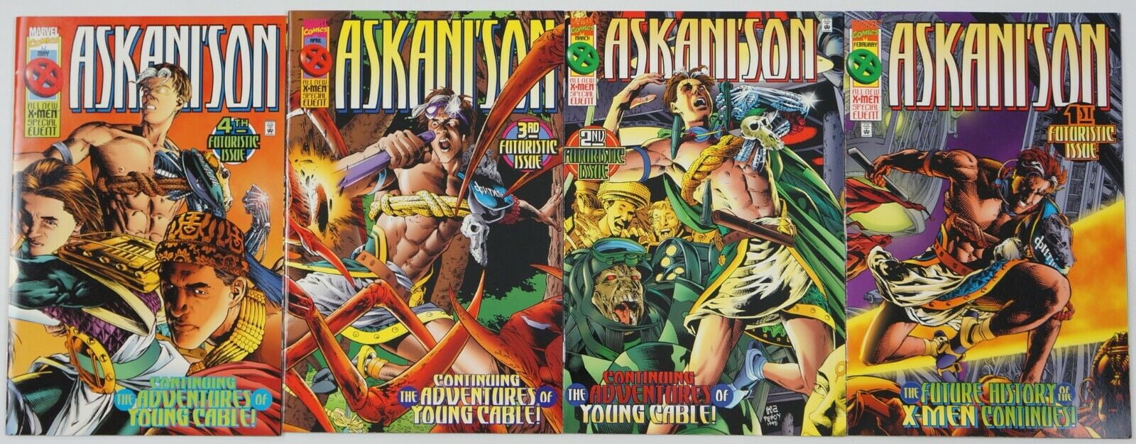 Askani'Son #1-4 VF/NM complete series young Cable ; Marvel - Walmart.com