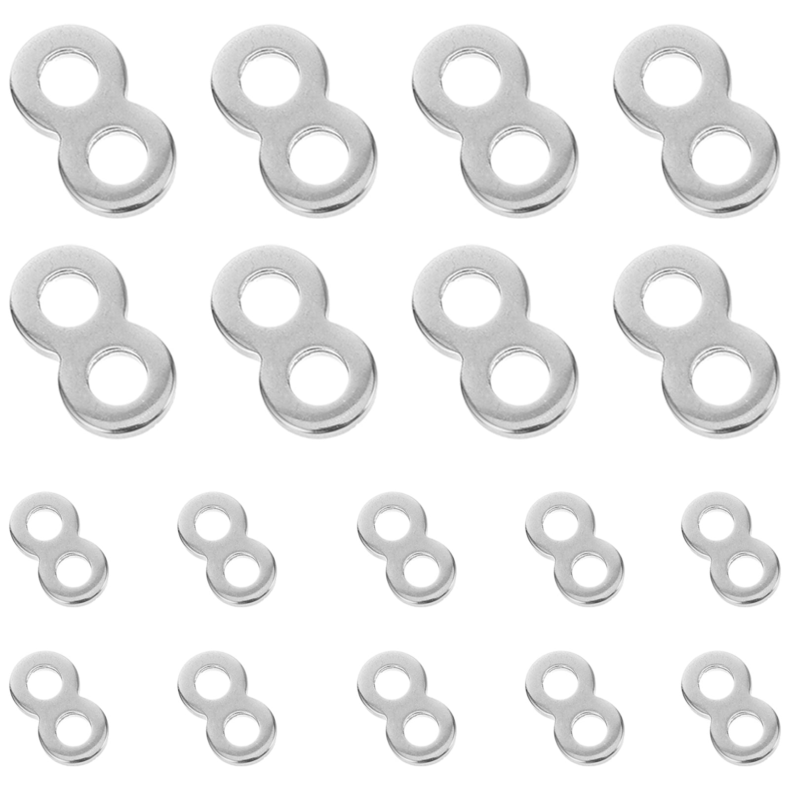 Askfic 8 figure fastener 20 pcs Stainless Steel Tabletop Fasteners 8 ...