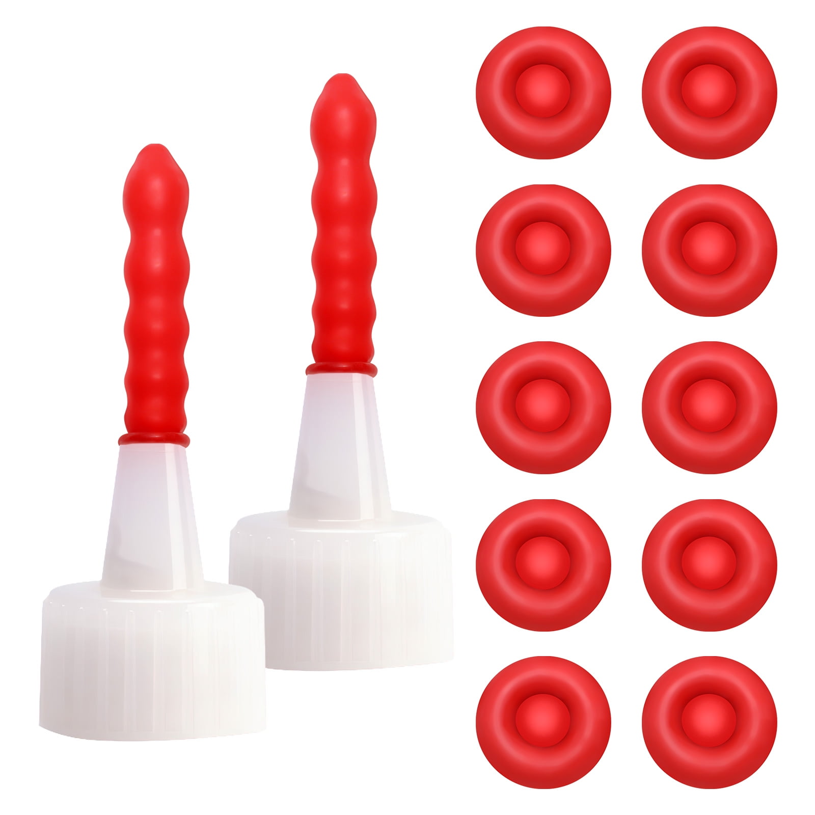 Askfic Caulk Cap Caulk Tube Cap Sealer Saver Cover for Sealing 100Pcs 0 ...