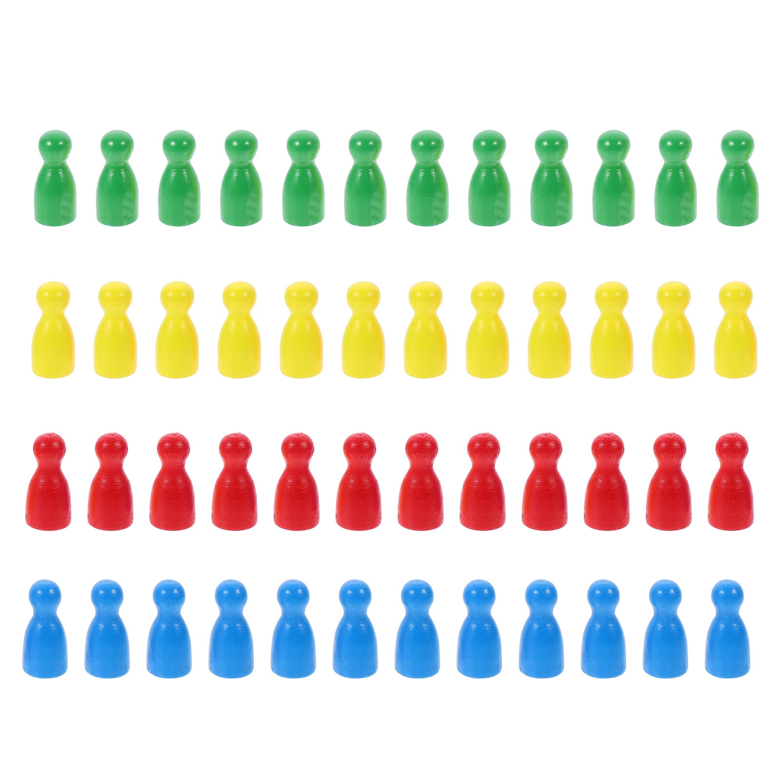 Askfic Chess Pieces Wooden Chess Board 48pcs Chess Pieces Multicolor ...