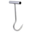 Worgeous Stainless Steel BBQ Meat Hook with Wood Handle Meat Processing ...